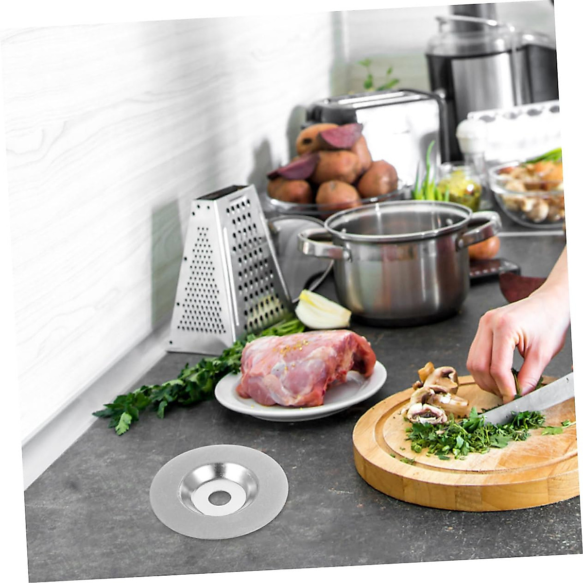 CHILDWEET 2pcs Grinding Blade Diamond Sharpener Stone Sharpening Wheel Diamond Sharpener Tool Electric Sharpener Diamond Sharpeners for Knives Kitchen Sharpen The