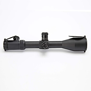 Hi-Lux Optics UD530X56-R Uni-Dial 5-30 x 56 34mm Tube Rifle Scope with Red Illuminated MIL Ranging Reticle, Black