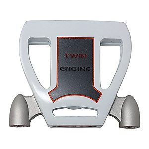 T7 Twin Engine White Mallet Golf Putter Right Handed with Alignment Line Up Hand Tool 35 Inches Men's Standard Length Perfect for Lining up Your Putts