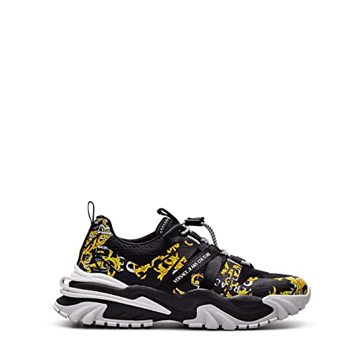 Versace Jeans Couture Men Trail Treck Sneakers Black - Gold 8 US