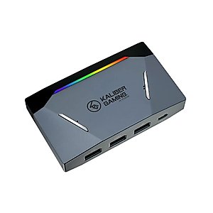 IOGEAR KeyMander 2 Keyboard/Mouse Adapter Plus Controller Crossover, PS4, PS5, Xbox Series X/S, Xbox One, Nintendo Switch, GE1337P2, FPS, mouse control