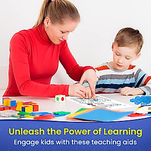 MR CHIPS Magnetic Bingo Chips with Metal Ring 3/4 Inch 300 Upgraded Pieces Blue Transparent - Available in 7 Colors A Reusable Storage Bag