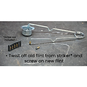 Hot Max 22032 Replacement Flints for Single Flint Striker, 5-Pack