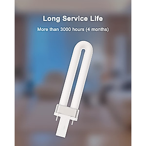 Dichroma 7W Replacement Bulb Compatible with BLACK and DECKER Model BDPC941 and other 7W Indoor Outdoor Mosquito Lamps with 2-Pin Base, 2 Pack