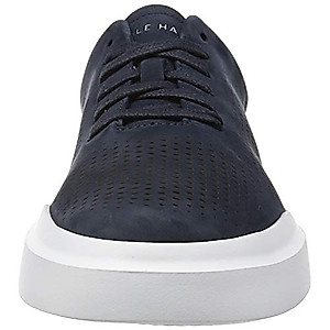 Cole Haan Men's Grandpro Rally Laser Perf Sneaker, Navy Ink Nubuck, 10