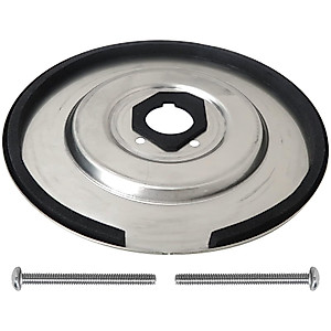 Vicue New Version Escutcheon Replacement for Moen 16090 Chateau Collection, for One-Handle Tub and Shower Faucets, Brushed Nickel