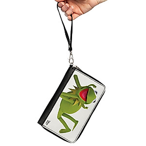Buckle-Down Women's PU Zip Around Wallet Rectangle-Muppets, 7.5"x4.5"