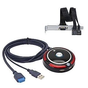 External PC Power Button,Desktop PC Power Button Computer Case Reset Switch External Remote Case Motherboard On/Off Button with Two USB and Audio Ports (160CM)