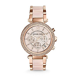Michael Kors Analog Rose Dial Women's Watch - MK5896