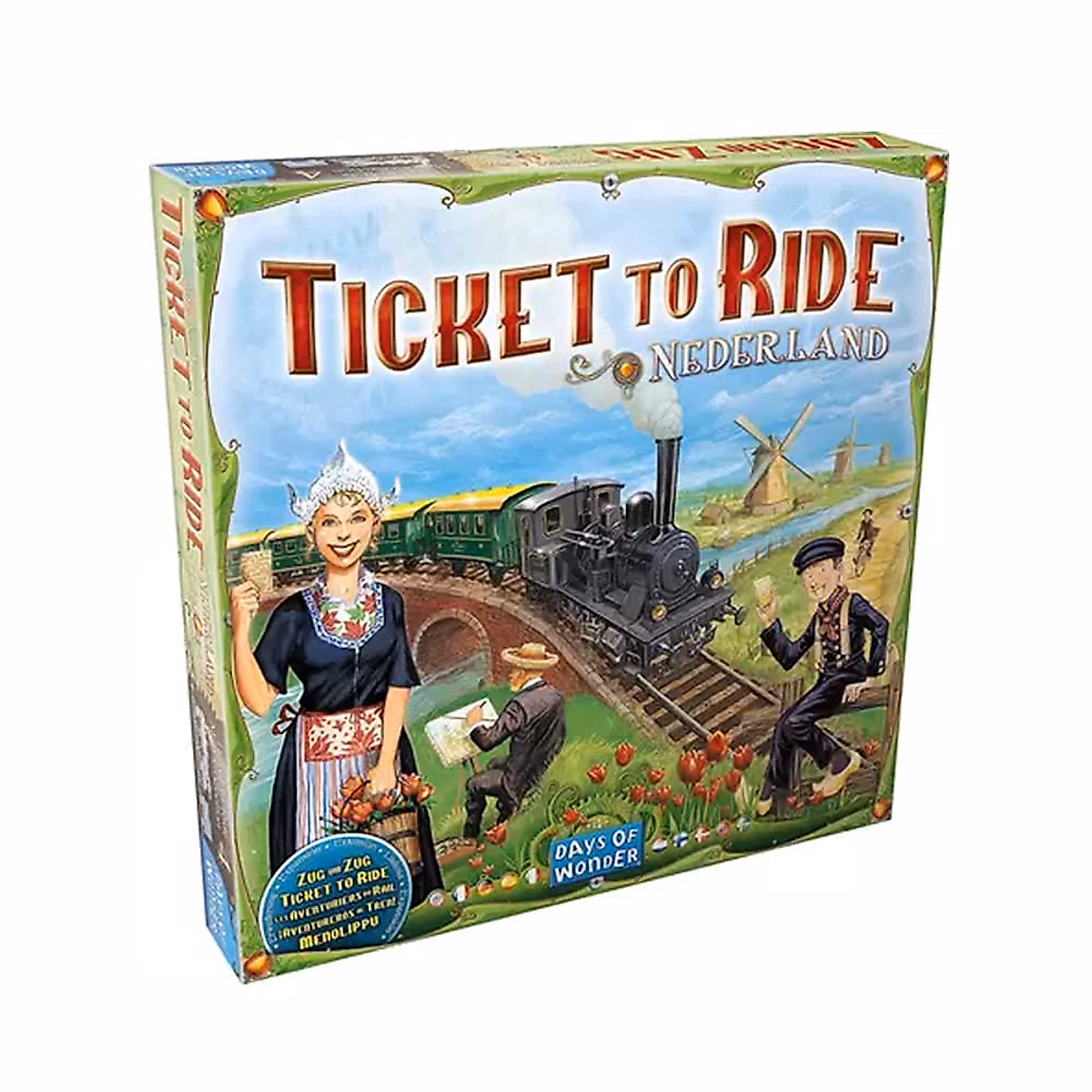 Ticket to Ride Nederland Board Game EXPANSION - Train Route-Building Strategy Game, Fun Family Game for Kids & Adults, Ages 8+, 2-5 Players, 30-60 Minute Playtime, Made by Days of Wonder