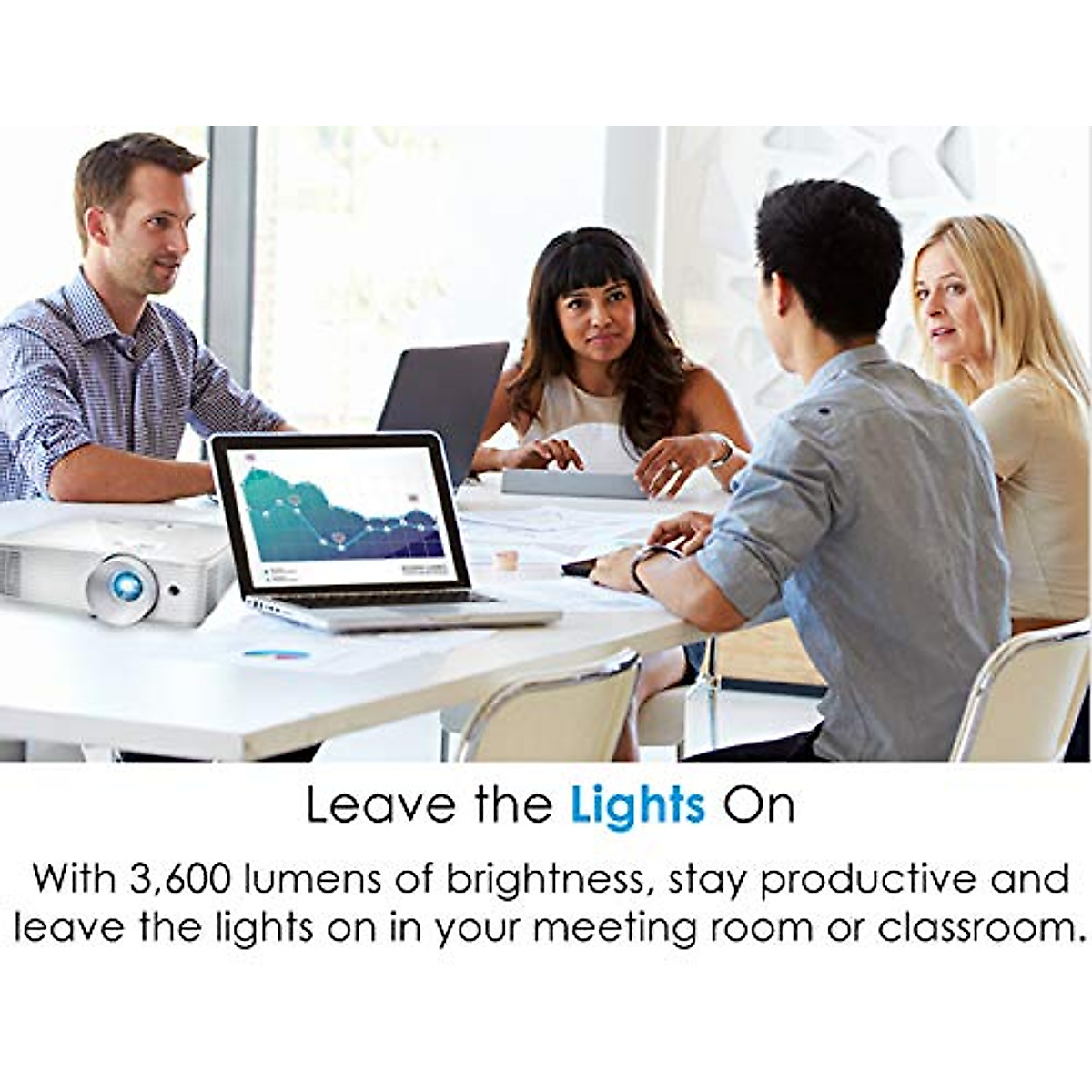 Optoma X343 XGA DLP Professional Projector | Bright 3600 Lumens | Business Presentations, Classrooms, or Home | 15,000 Hour Lamp Life | Speaker Built In | Portable Size