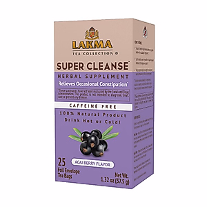 Lakma Super Cleanse Tea with Acai Berry - 25 Tea Bags