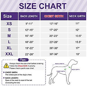cyeollo 2pack Surgery Recovery Suit for Dogs Cats Soft Breathable Female Male Pet Bodysuit After Surgery for Spay, Neuter, Surgical Recovery Onesie Shirt for Small Medium Large Dogs, Pink & Purple, S