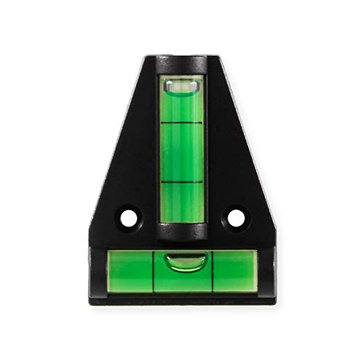 Camco RV T Level | Assists You in Leveling Your RV | For Front-to-Back and Side-to-Side Leveling | Screw-Mounted (25543), Green,black