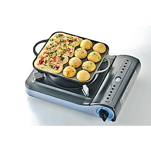 Japanese Grill Pan Takoyaki & Pancake Cooking Plate Nonstick [ Made in Korea ] 16 holes