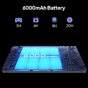 ApoloSign 10 Inch Andorid 11 Tablet 5GHz WiFi 4G LTE Tablet with Sim Card Slot Octa-core 4GB RAM 64GB ROM 1920x1200 FHD IPS Screen 5+13MP Camera, WiFi,Bluetooth, GPS, 6000mAh Batterry (Grey)