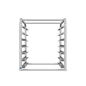 Krollen Industrial 7 Pan End Load Countertop Bun / Sheet Pan Rack - Unassembled