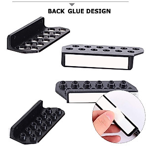 BESPORTBLE 1 Pair Wall-Mounted Arrow Bow Rack ABS 12 Arrow Wall Holder Arrow Display Hanger Archery Accessories