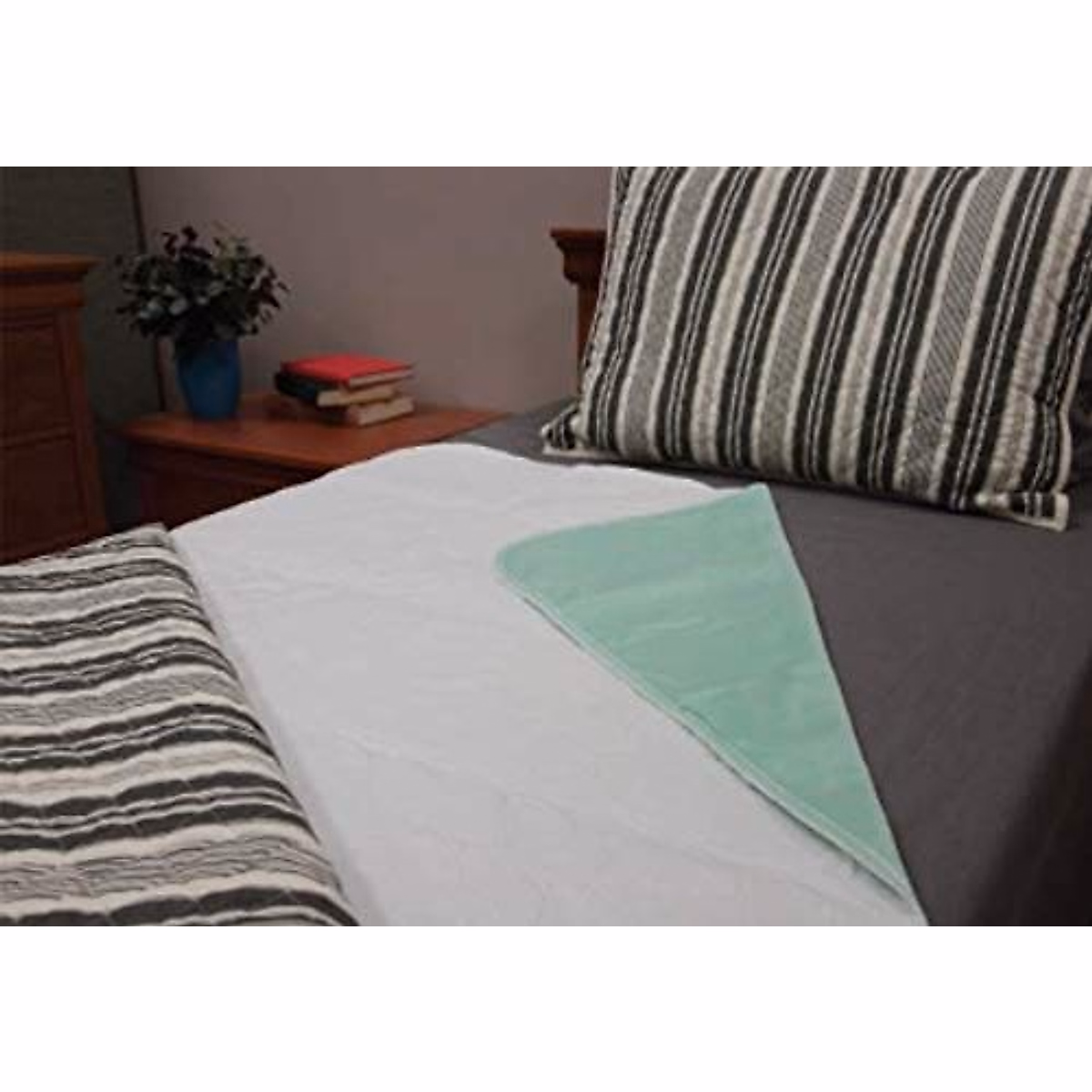 Lumex Washable Incontinence Bed Pad with 3-Layer Protection, 78x35" for King Beds, D0095-7835R-1
