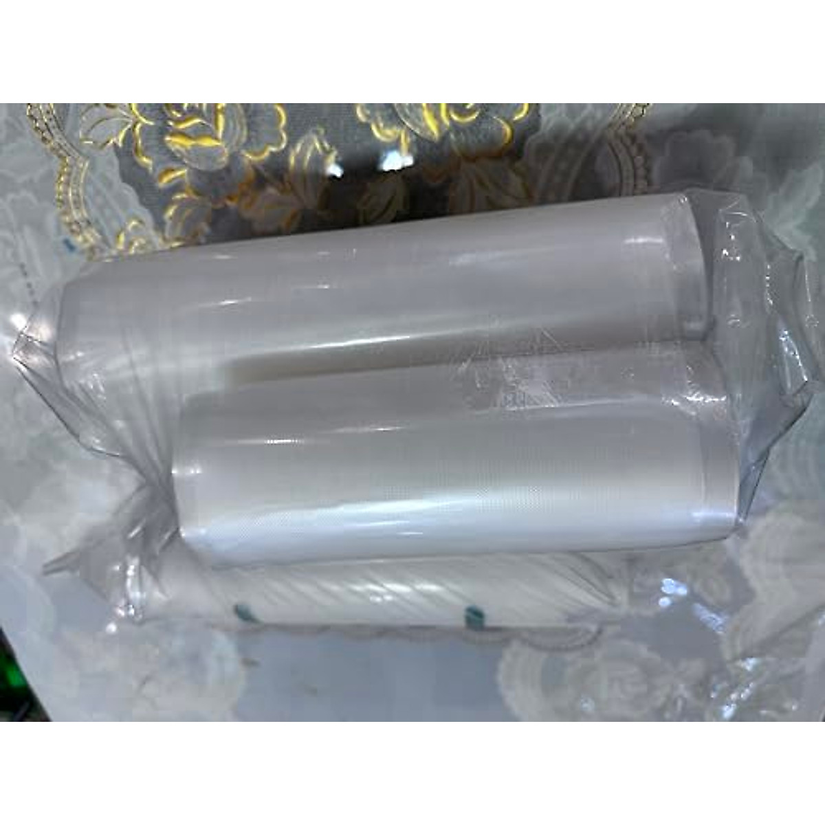 Vacuum Sealer Bags Rolls for Food Saver 11"x25' 3Rolls + 8"x25' 3Rolls Seal a Meal Commercial Grade, BPA Free, Heavy Duty, Great for Vacuum storage, Meal Prep or Sous Vide