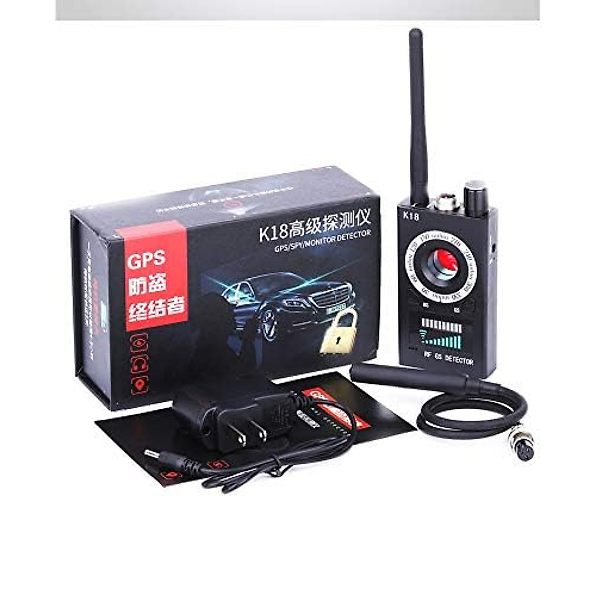 Hidden Anti Spy Wireless Camera RF Detector Bug K18 RF GS Detector(YLK-BJ-002)