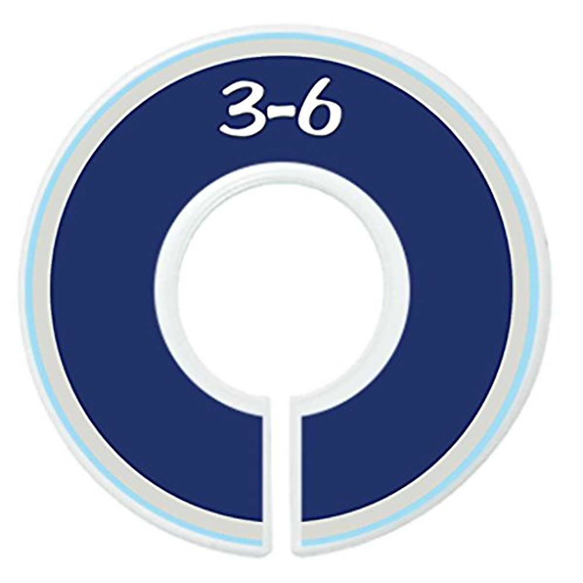 Mumsy Goose Nursery Closet Dividers, Choose Your Sizes Closet Organizers, Baby Boy Clothes Sizers