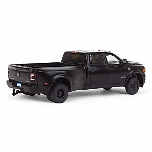Greenlight 1/64 2021 Dodge Ram Dually Pick-up Truck Limited Night Edition 51472, Black