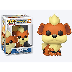 Pokemon - Growlithe Pop! Vinyl Figure (Bundled with Compatible Box Protector Case), Multicolored, 3.75 inches