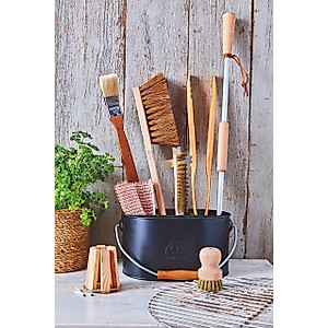 Redecker BBQ Basting Brush, Set of 2, Extra-long Beechwood Handle, Durable Pig Bristles, 18 inches, Made in Germany