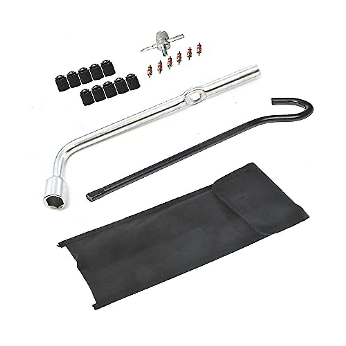 Dr.Roc Compatible with Spare Tire Tool Kit with Tire Jack Handle and Wheel Lug Wrench Honda Accord Civic CR-V Element Odessey Pilot and Acura ILX RDX TLX
