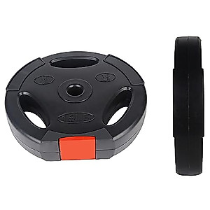 Signature Fitness 100LBS Vinyl Standard 1-Inch Plate Weight Plate for Strength Training and Weightlifting