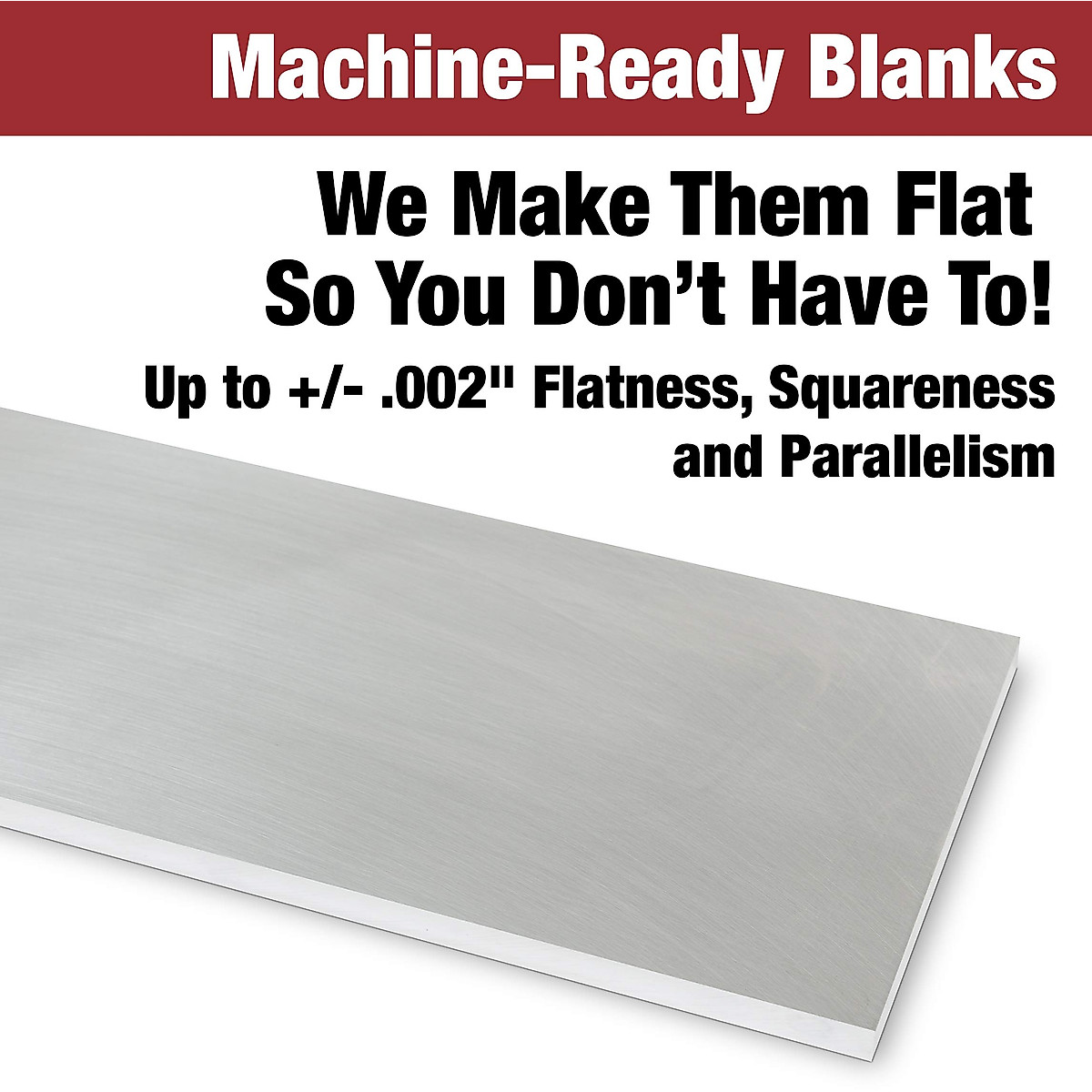 TCI Precision Metals 4140 Carbon Steel Plate Sheet, 6-Side Precision Sized, Ground and Milled Flat Blanks .500” Thick X 12.000" X 11.750"