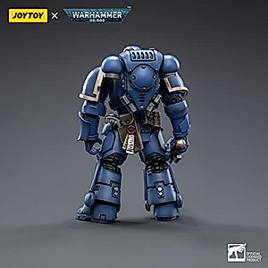 HiPlay JoyToy Warhammer 40K Collectible Figure: Ultramarines Intercessors 1:18 Scale Action Figures JT6632 (Intercessors6632)