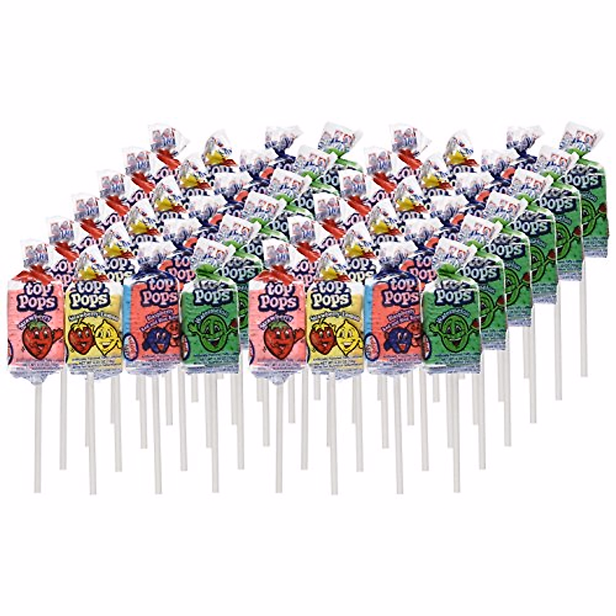 Top/Taffy pops Assorted Flavors 48ct