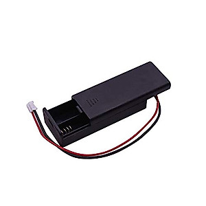 DIYmalls 2 AAA Battery Holder with Switch for Microbit Battery Pack 3V 2 Cell with ON/Off Case Cover Box PH2.0 Connector 14cm Wire (Pack of 5)