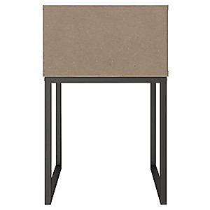 Signature Design by Ashley Neilsville Industrial 1 Drawer Nightstand, Light Brown