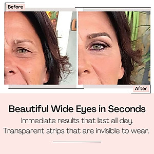 Wonderstripes Eye Lid Tape (Small) | Eyelid Lifting Strips for Hooded Eyes | Invisible Silicone Tape for Droopy Eyes | Multiple Sizes for All Eye Shapes | Makeup Compliant, Easy to Apply