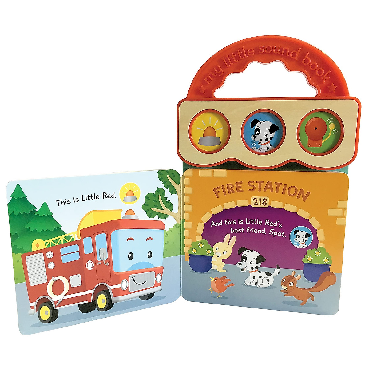 Brave Little Red Engine: 3-Button Fire Truck Sound Board Book for Babies and Toddlers (My Little Sound Book)