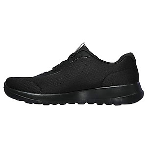 Skechers Women's Go Walk Joy-Ecstatic Sneaker, Black, 8