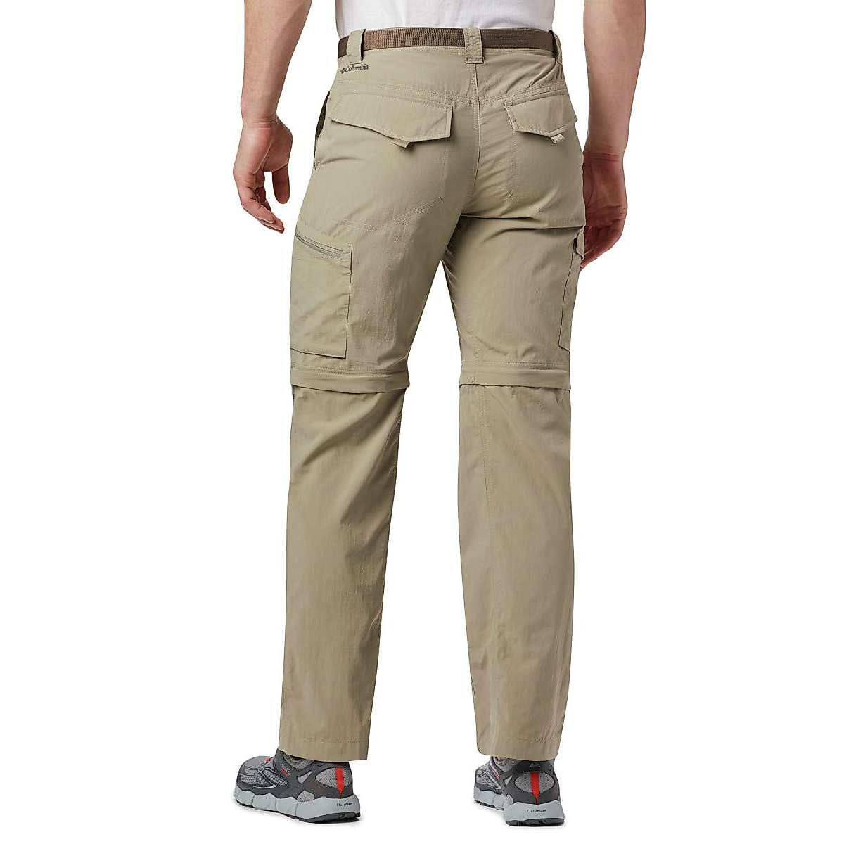 Columbia Mens Ridge Silver Ridge Convertible Pant, Tusk, 34W x 30L US