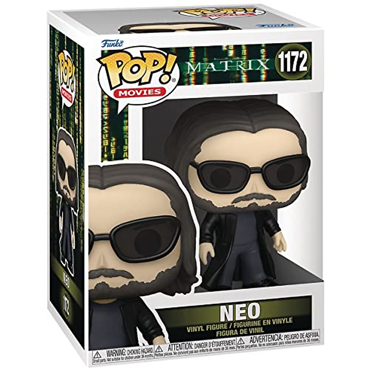 Funko The Matrix Resurrections - Neo Pop! Vinyl Figure (Bundled with Compatible Pop Box Protector Case)