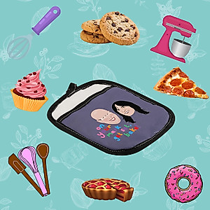 Funny Baking Gift On You Mark Get Set Bake Oven Pads Pot Holder with Pocket (get Set, Bake! Color)