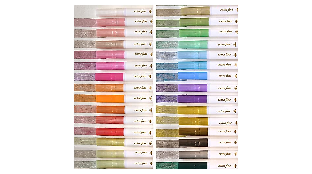Primrosia Metallic Markers – Extra Fine Tip Art Pens