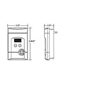 Kidde Carbon Monoxide Detector, Plug In Wall with 9-Volt Battery Backup, Digital LED Display