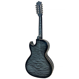 D'Luca Paracho 10-String Bajo Quinto Acoustic-Electric Right-Handed Tiger Grey (DL-PQ1-EQ-TG)