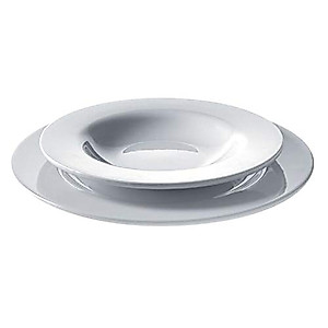 Alessi A di PlateBowlCup Dinner Plate (AJM28/1), Large, Silver, Set of 4