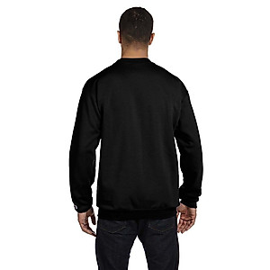 Champion Adult 50/50 Crewneck Sweatshirt, Black - Size 3X-Large