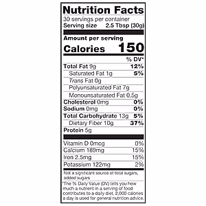 BetterBody Foods Organic Chia Seeds 2 lbs, 32 Oz, with Omega-3, Non-GMO, Gluten Free, Keto Diet Friendly, Vegan, Good Source of Fiber