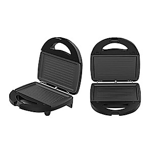 Panini Press, Grill, Waffle Maker- 3-in-1 Electric Cooking Appliance for Quick Meals, Burgers, Gourmet Sandwich with Nonstick Plates by Chef Buddy