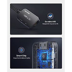 ABLEWE HDMI to RCA Converter, HDMI to RCA Adapter, HDMI to AV 3RCA CVBs Composite Video Audio Converter Adapter for TV Stick/Roku/Apple TV/PC/Laptop/Xbox/HDTV ( with HDMI Cable & USB Cable)